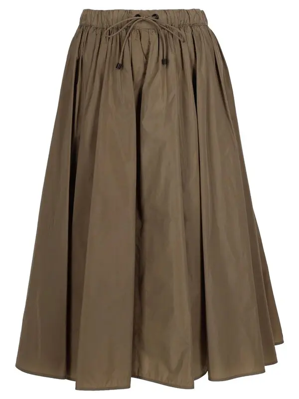 Max Mara Lonza Midi Skirt - Brown