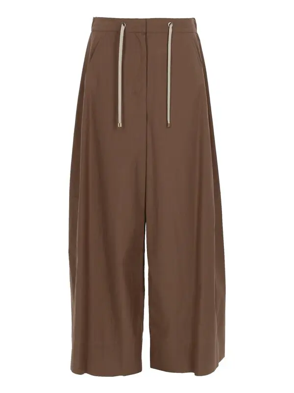 Max Mara Pantalone Gufo - Brown
