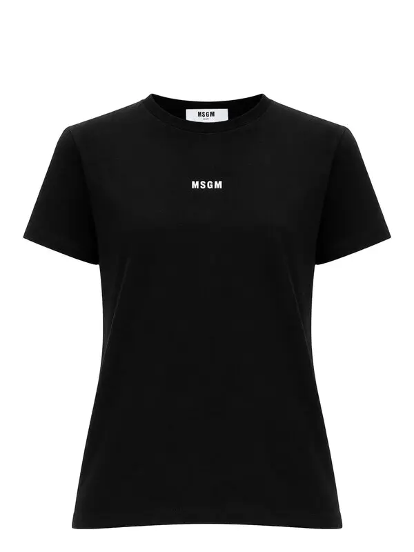 MSGM T-shirt With Logo - Black