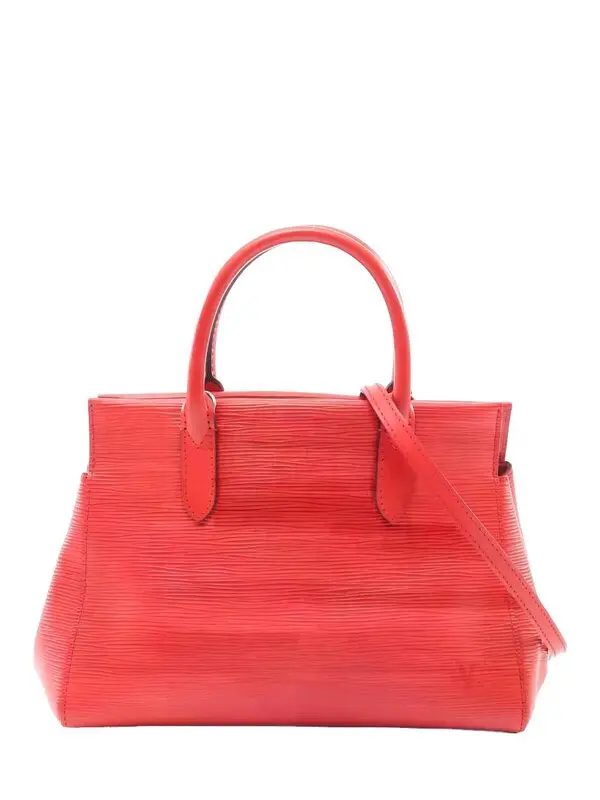 LOUIS VUITTON 2014 Bb Marly Leather Tote Bag - Red