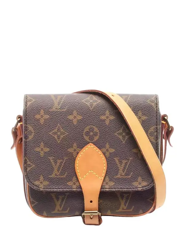 LOUIS VUITTON 1991 Cartouchière Pm Monogram Shoulder Bag - Brown