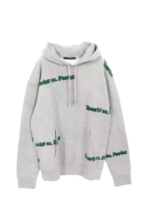 LOUIS VUITTON 2010s Tuftage Tourist Vs Purist Hoodie - Grey