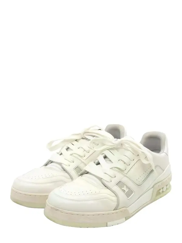 LOUIS VUITTON 2023 Leather Sneakers - White