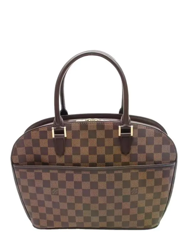 LOUIS VUITTON 2004 Sarria Checkerboard Tote - Brown