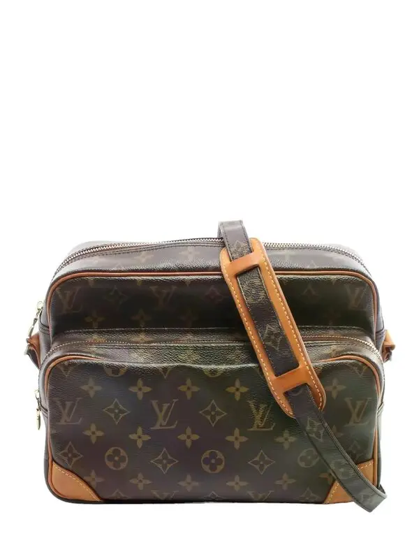 LOUIS VUITTON 2005 Nile Monogram Shoulder Bag - Brown