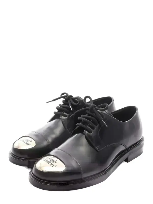 LOUIS VUITTON 2000s × Nigo Cap-toe Derby Shoes - Black