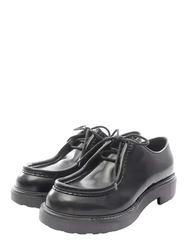 Prada 2020s Diapason Lace-up Derby Shoes - Black