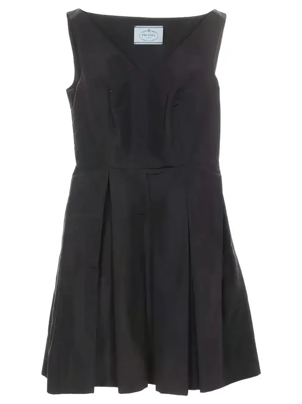 Prada 2000s Silk Dress - Black