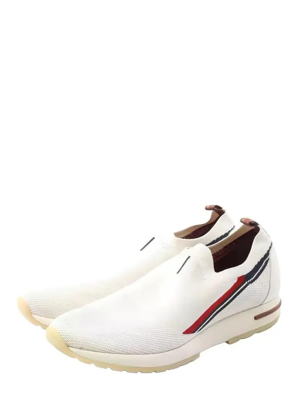 Loro Piana 2000s Flexy Walk Striped Sneakers - White