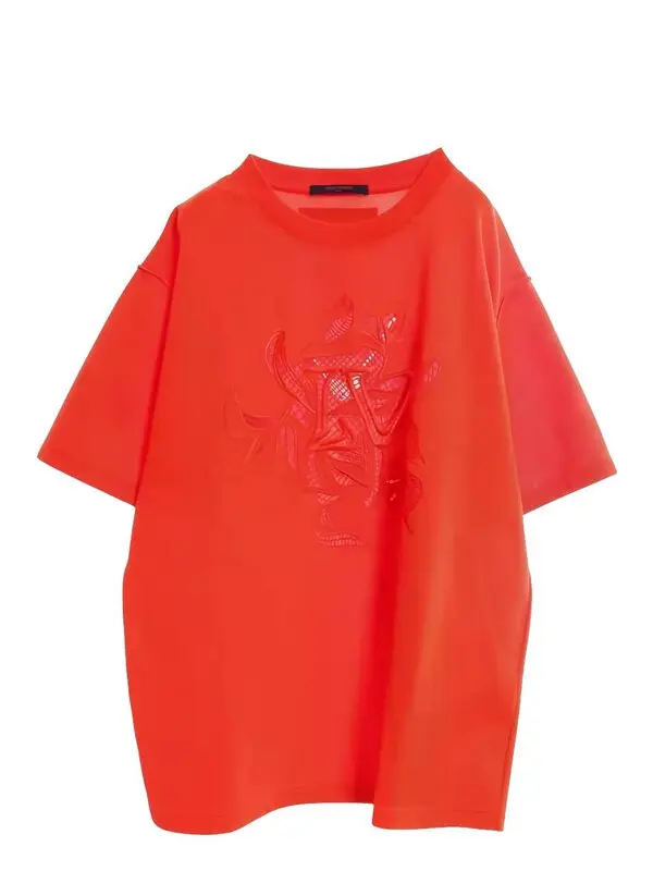LOUIS VUITTON Vegetal Embroidered T-shirt - Orange