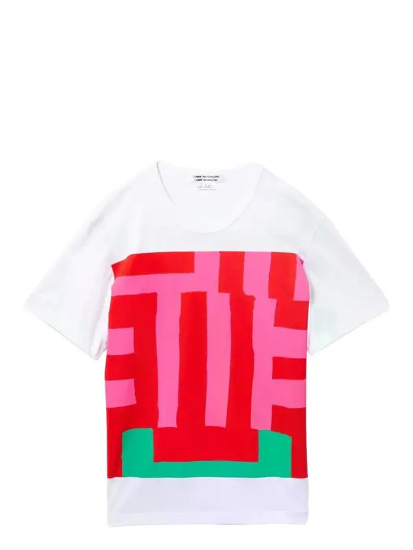 Comme Des Garçons Graphic T-shirt - White