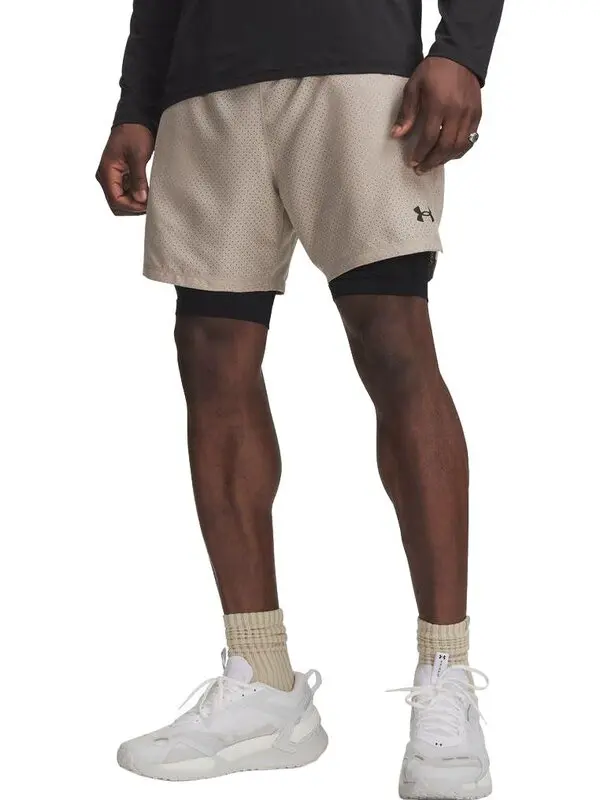 Under Armour Vanish 2.0 2-in-1 Shorts - Timberwolf Taupe