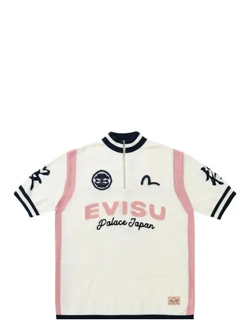 PALACE X Evisu Cycle Knit - Off White