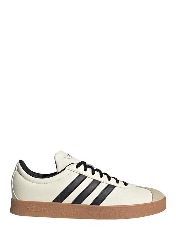 Adidas Vl Court Base Sneakers - Cream White/core Black/crystal Sand