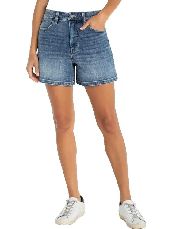 LIVERPOOL Heritage High Waist Denim Shorts - Horizons