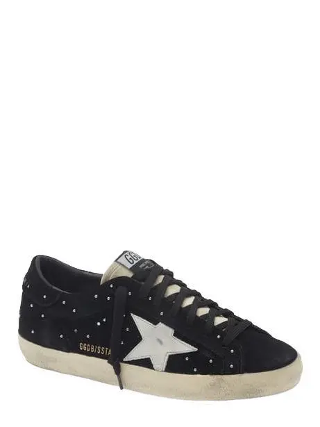 GOLDEN GOOSE Super-star Low-top Sneaker - Black/white/beige