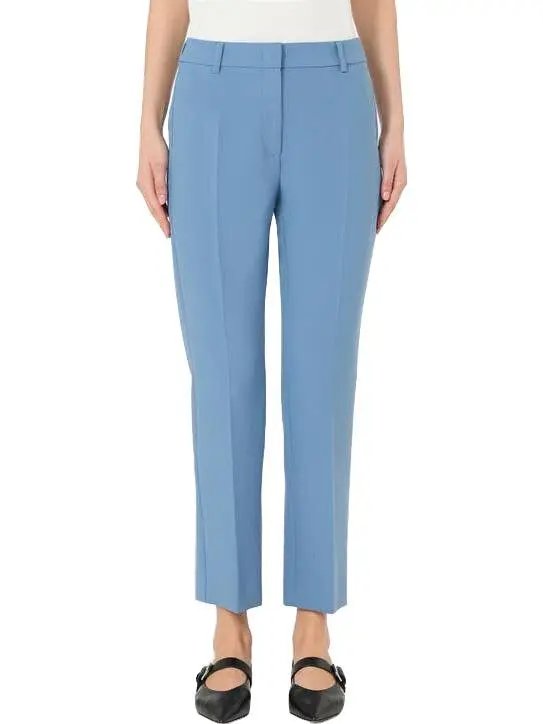 Max Mara Rana Tapered Pants - Light Blue