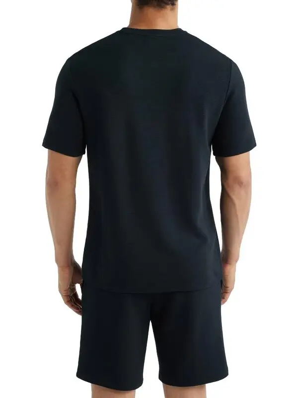 BOSS Rib Lounge T-shirt - Black