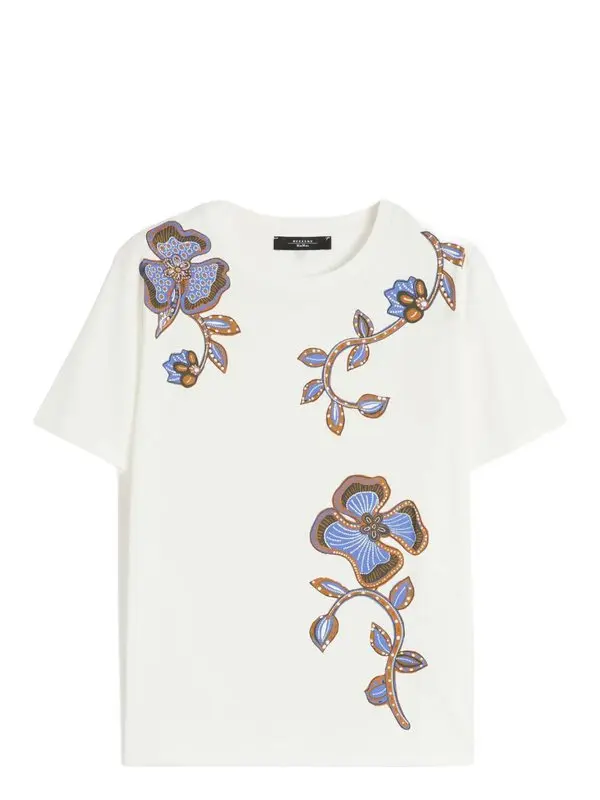 Max Mara Cotton Jersey T-shirt - White