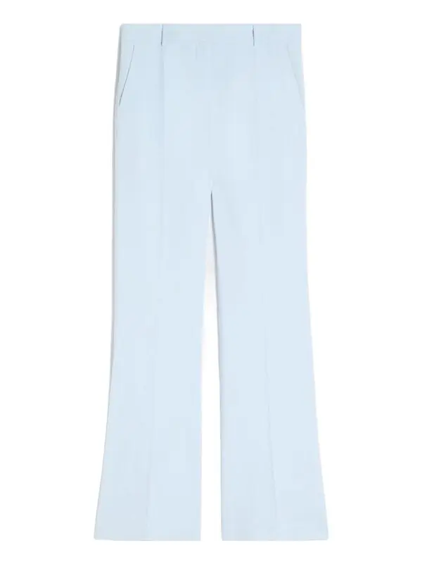 Max Mara Slim-fit Flared Trousers - Light Blue
