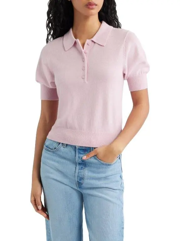 REFORMATION Skye Cashmere Polo - Babygirl