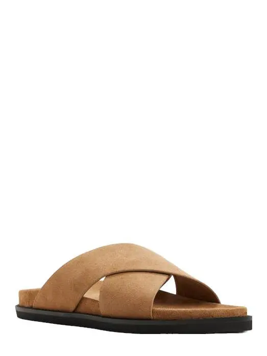 G.H.BASS Charleswood Cross Strap Sandal - Light Brown