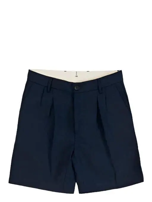 FORTELA Cotton Bermuda Shorts - Blue