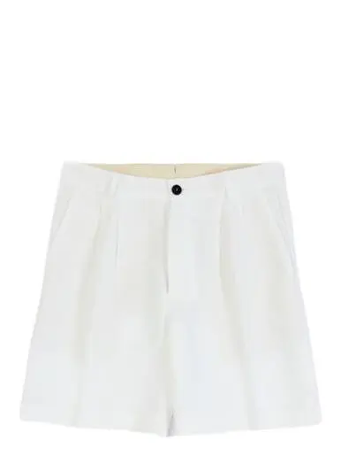 FORTELA Cotton Bermuda Shorts - White