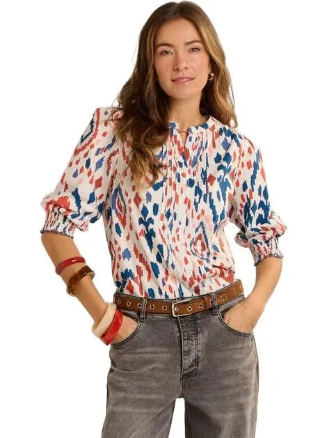 BRAKEBURN Yuki Painterly Blouse - Multi