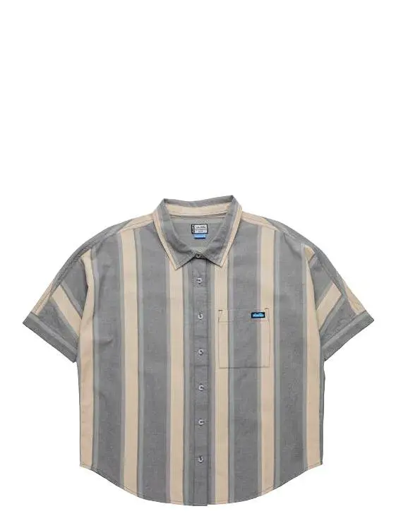 KAVU Fairhope Organic Cotton Shirt - Lake Stripe