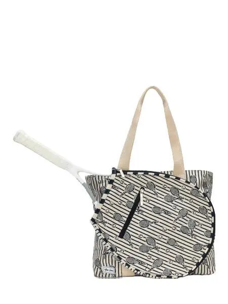 AME & LULU Court Classic Tennis Tote - Navy