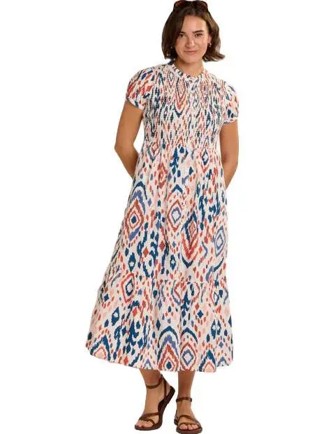 BRAKEBURN Eirini Bodice Tiered Maxi Dress - Multi