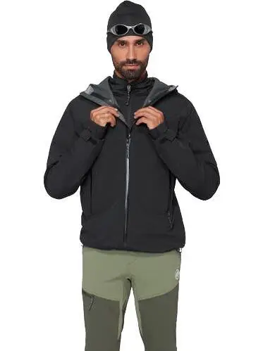 MAMMUT Crag Hs Hooded Jacket - Black