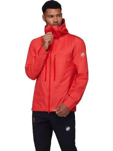 MAMMUT Taiss Light Hs Hooded Jacket - Mammut Red