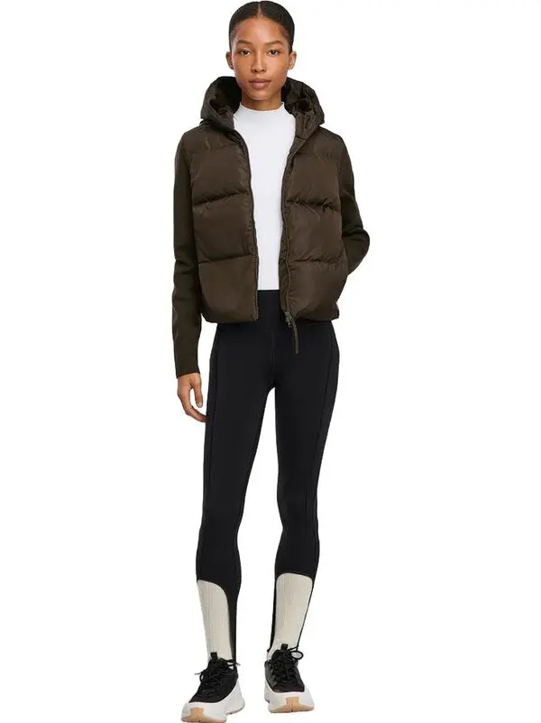 Canada Goose Hybridge® Wide Quilt Knit Hoodie - Terra