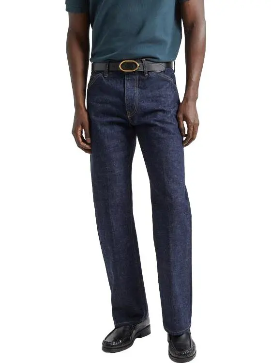 NOAH Selvedge Bootcut Jeans - Indigo