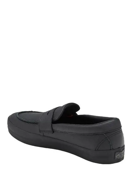 VANS Skate Loafer Sneakers - Pebbled Black