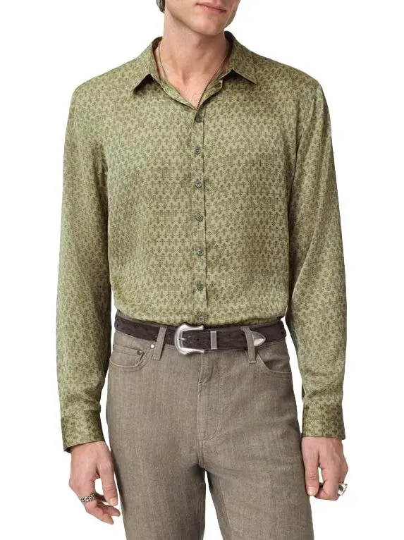 John Varvatos Bucks Button-up Shirt - Twine