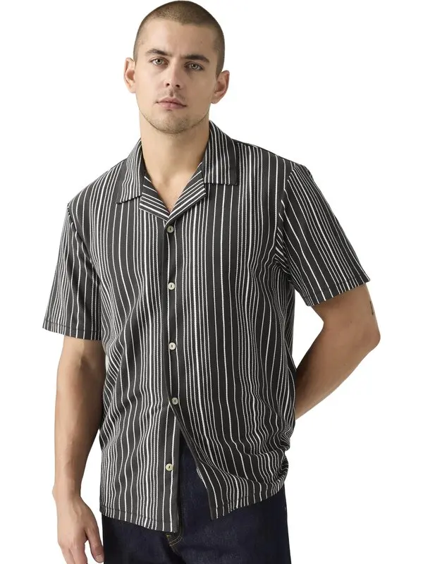 LEVI'S Knit Camp Shirt - Dark Phantom