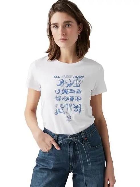 LEVI'S Graphic Perfect T-shirt - Bright White