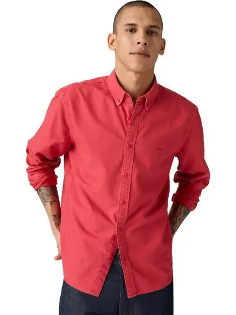 LEVI'S Authentic Button-down Shirt - Javi Jalapeno Garment Dye