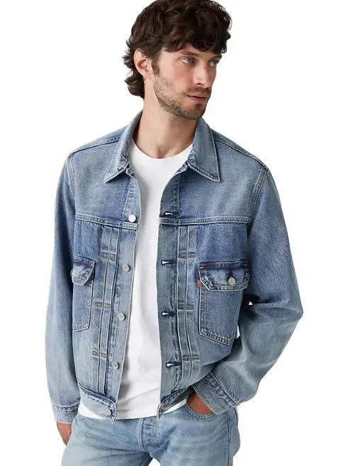 LEVI'S Type Ii Selvedge Trucker Jacket - Blue Sky