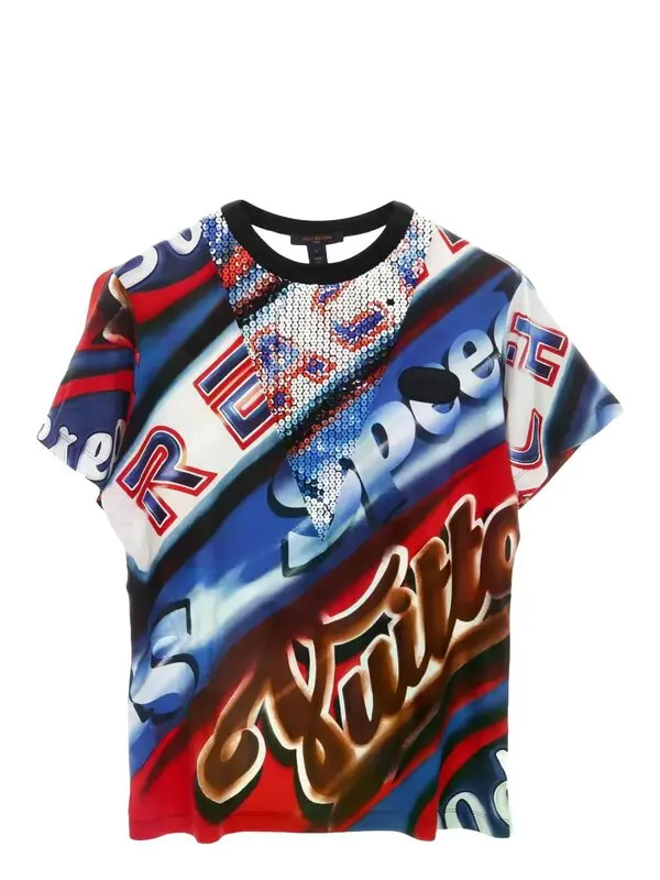 LOUIS VUITTON 2010s Printed T-shirt - White