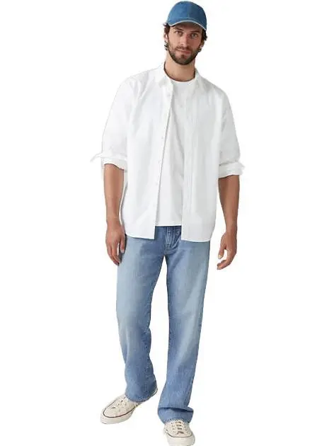 LEVI'S 555 Relaxed Straight Linen+ Denim Jeans - Tried Our Best