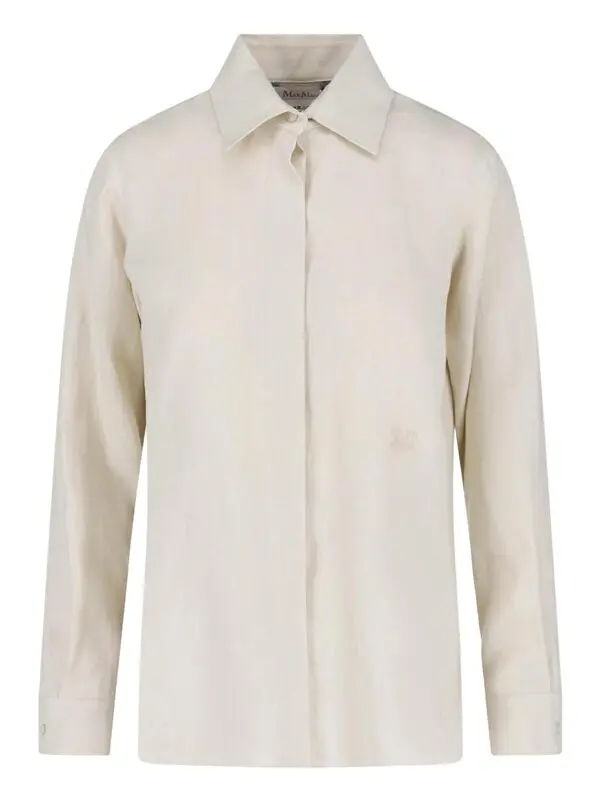 Max Mara Linen Falasco Shirt - Beige