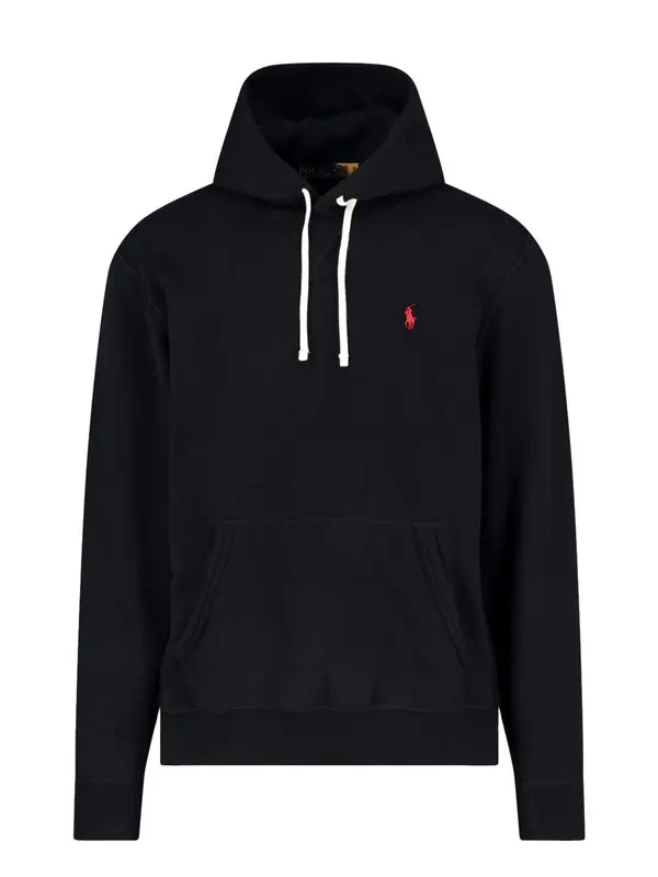 C.P. COMPANY Hooded Sweatshirt With Logo Detail - Black