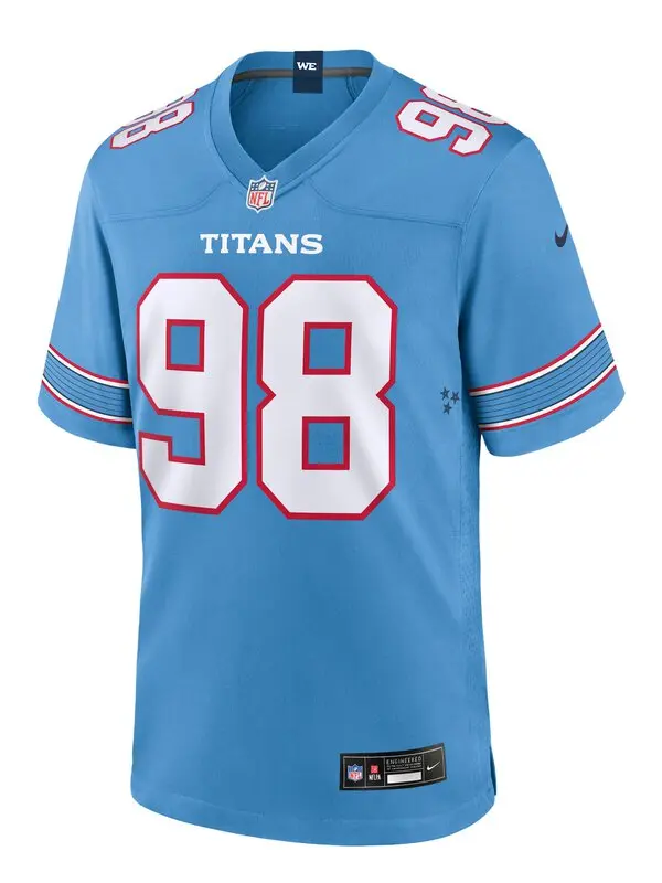 Nike Jeffery Simmons Tennessee Titans Nfl Game Jersey - Blue