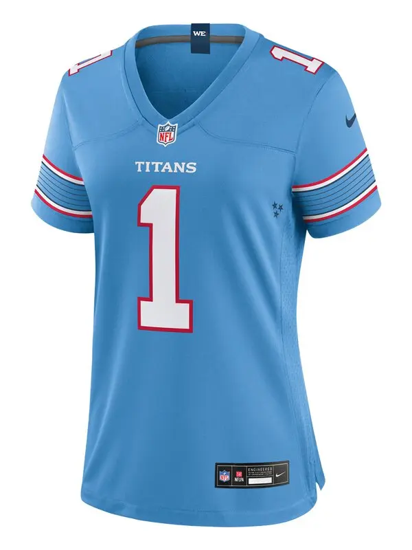 Nike Cameron Ward Tennessee Titans Nfl Game Jersey - Blue