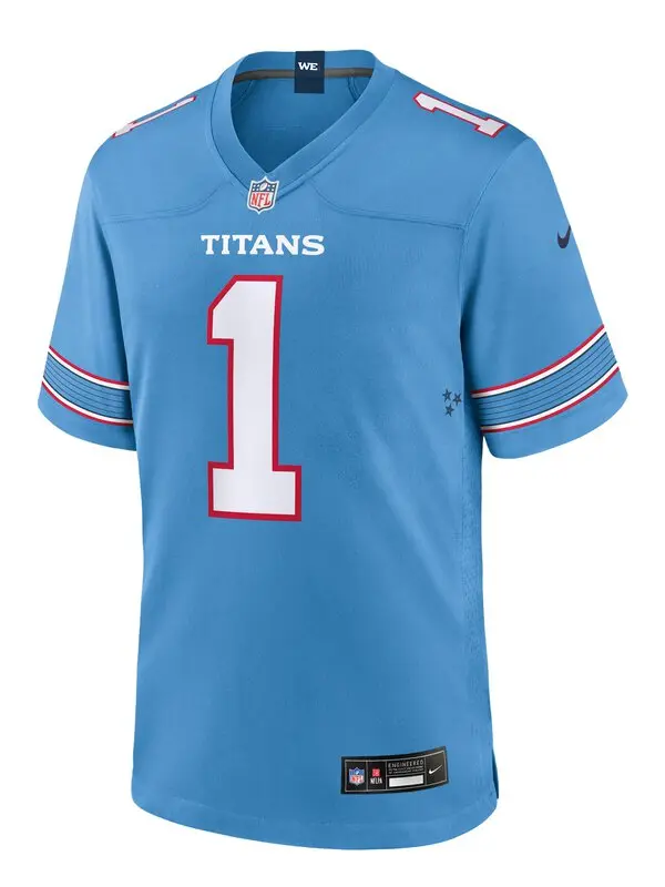 Nike Cameron Ward Tennessee Titans Nfl Game Jersey - Blue