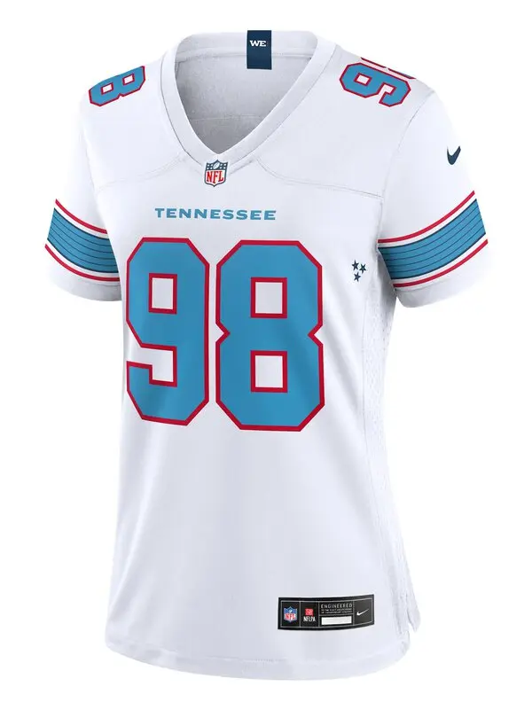 Nike Jeffery Simmons Tennessee Titans Nfl Game Jersey - White